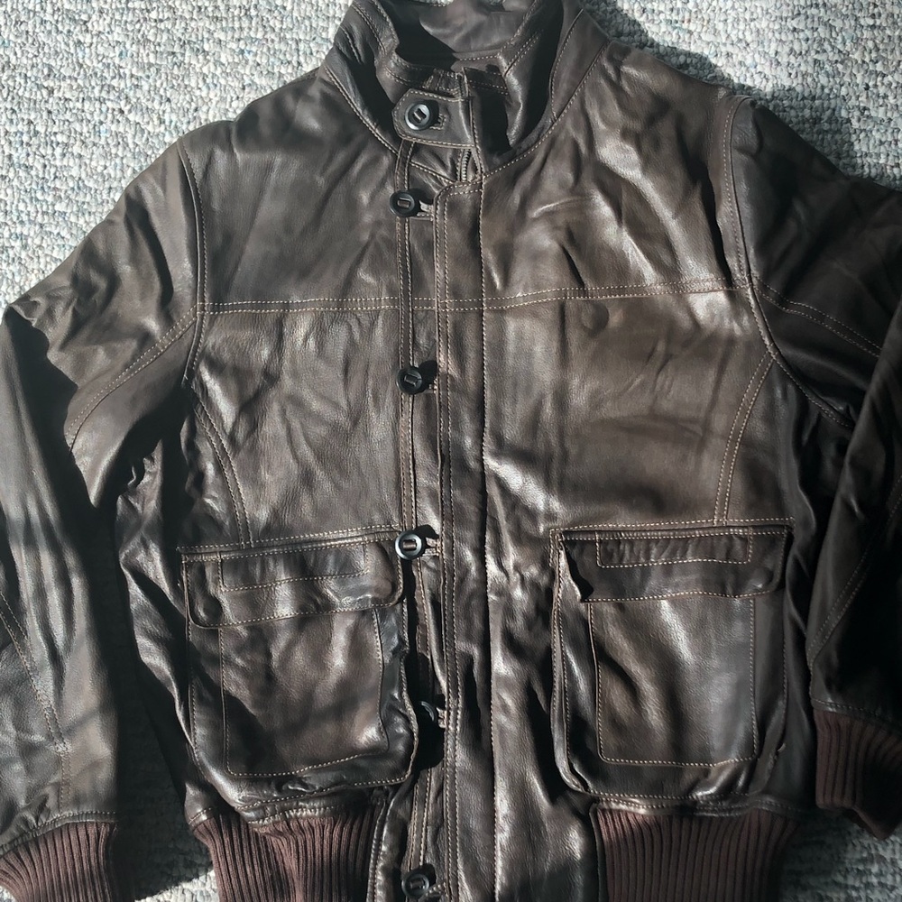 Torras Brown Leather Jacket - Gem